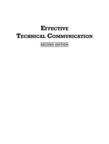 Ebook – Effective Technical Communication (PDF Instant Download) – Elibs Store