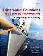 Ebook – Differential equations and boundary value problems : computing and modeling (PDF Instant ...