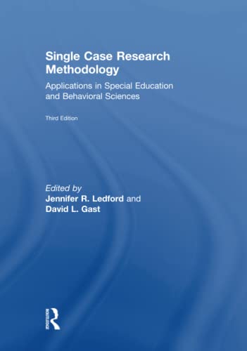 Ebook – Single Case Research Methodology: Applications in Special ...