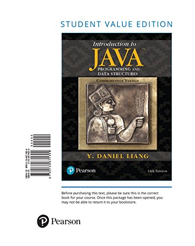 Ebook – Introduction to Java Programming and Data Structures Comprehensive Version 11th Edition ...