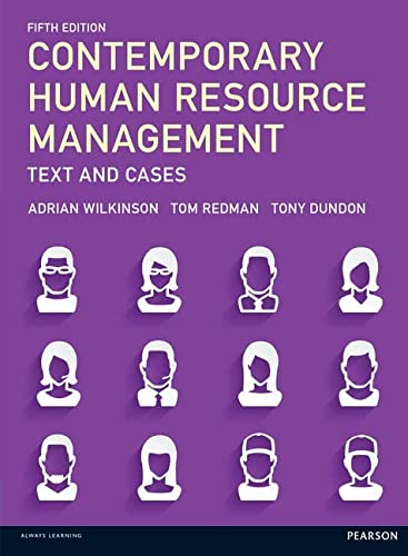 Ebook – Contemporary Human Resource Management: Text and Cases (5th Edition) (PDF Instant ...